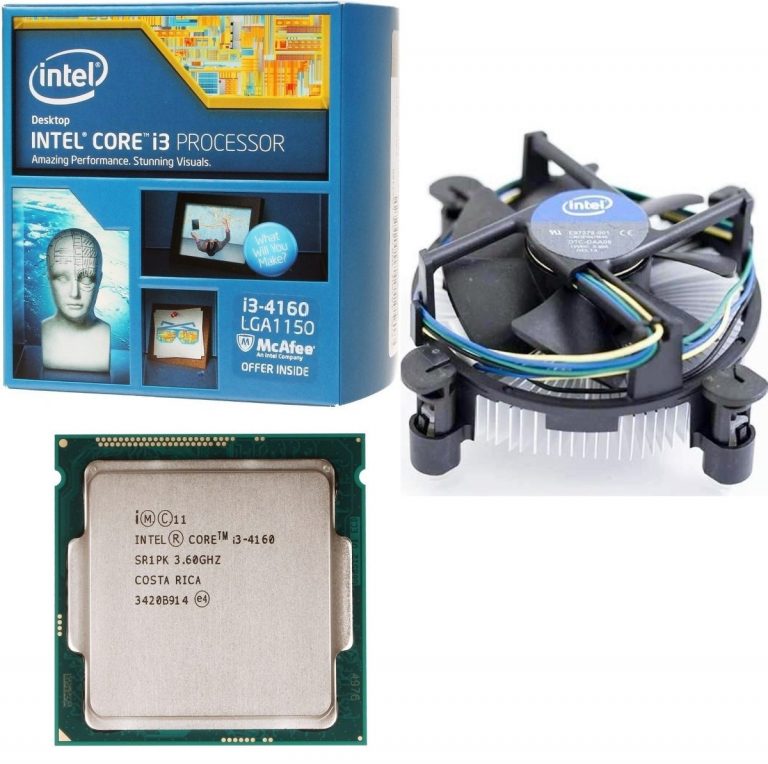 CPU - Intel Core i5-4590 ,3.3Ghz, 6MB L3 Cache, socket 1150