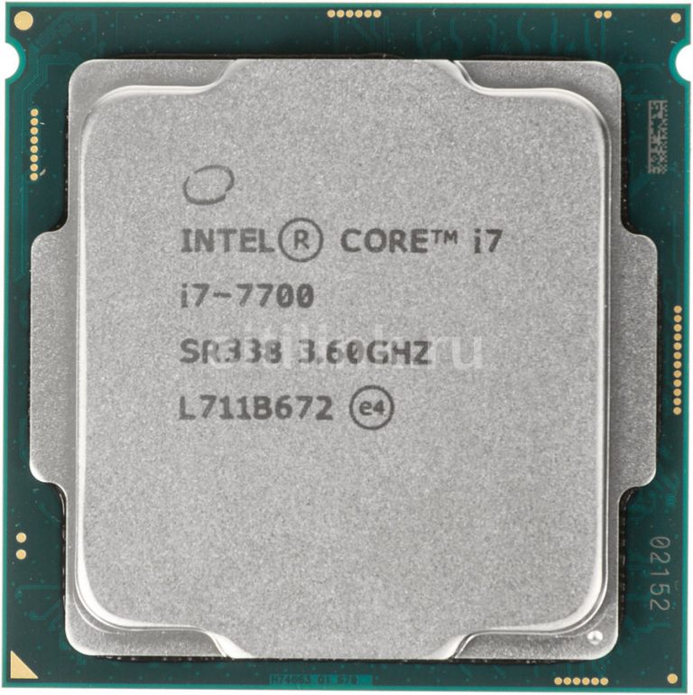 CPU Intel Core i7-7700 3.6 GHz / 8MB / HD 630 Series Graphics / Socket